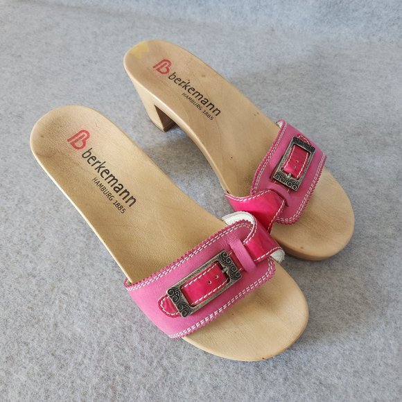 berkemann | Shoes | Berkemann Hamburg Germany Wooden Leather Sandals 25 ...